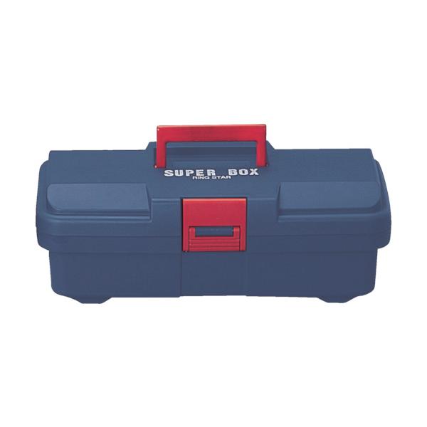 手作業工具 工具箱 樹脂製工具箱 ●自動車用バンパー素材使用で強度が抜群です。●各種メンテナンスにぴったりです。●工具の収納に。●色：ブルー●外形寸法(mm)間口：385●外形寸法(mm)奥行：202●外形寸法(mm)高さ：140●有効内寸...
