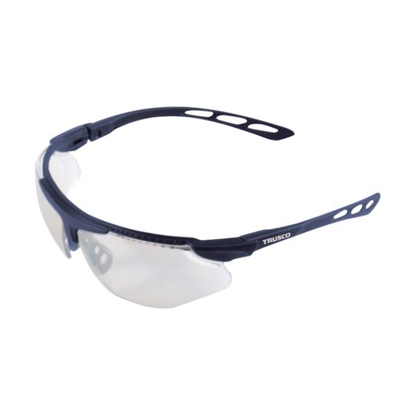保護具 保護メガネ・防災面 二眼型保護メガネ ●ナイロン製ツルで頭部への負担が軽減されます。●UVカット(99.9%)仕様のレンズです。●レンズ色：クリア●テンプル色：ブルー●フレーム色：ブルー●幅(mm)：153●高さ(mm)：45●レン...