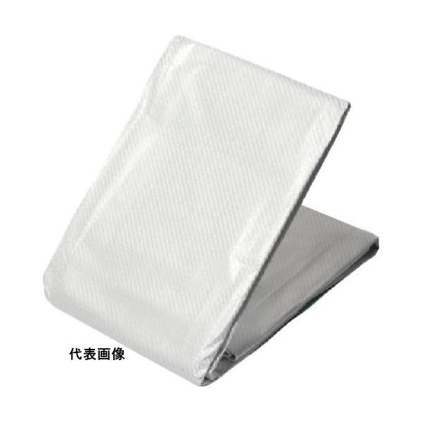梱包用品 シート・ロープ カラーシート ●太陽光に対し、高い反射率があり、温度上昇防止効果（遮熱効果）があります。●分別不要なジョイントホール（内径12mm）を採用しています。●野積養生カバーなど。●色：ホワイト/シルバー●幅(m)：3.6...