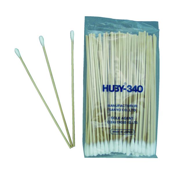 研究用品 クリーンルーム関連用品 工業用綿棒 ●優れた吸収性で、かつコットンが膨潤しません。●残留溶解物質が少量です。●静電気防止およびシリコーンフリーのパッケージです。●軸は木軸で片面だけのヘッド部分は丸く仕上げている工業用綿棒です。●機...