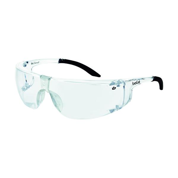 保護具 保護メガネ・防災面 二眼型保護メガネ ●大きく、顔に沿ってカーブしたレンズはフィット感もよく、快適に目を保護します。●飛来物等からの眼の保護に。●レンズ色：クリア●テンプル色：ブラック●フレーム色：クリア●レンズ厚(mm)：約2.3...
