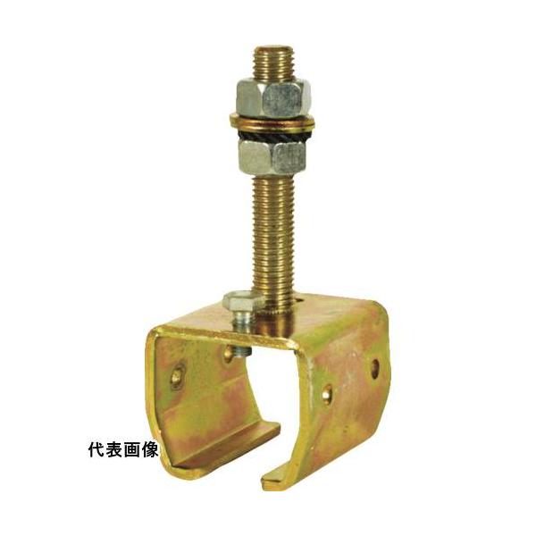 金物・建築資材 建築金物 ドアハンガー ●ハンガーレールを上から吊るす金具。●ドアハンガー用のボルト式の一連受。●品名：ボルト一連受●適合レール：24号●欧州規格EN1527適合品●スチール（電解めっき処理）