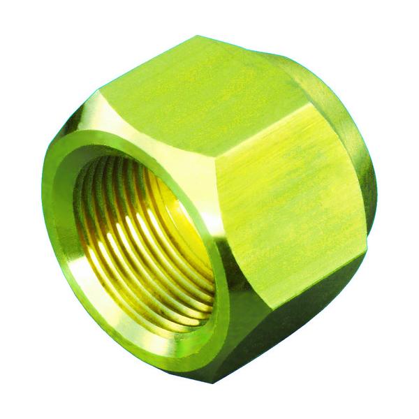 工事・照明用品 管工機材 小径配管継手 ●冷媒(R410A、R407C、R134a、R404A、R507A、R22、R32など)に対応しています。●適合銅管外径(mm)：6.35(1/4)●六角対辺(mm)：17●黄銅