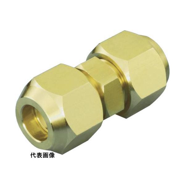 工事・照明用品 管工機材 小径配管継手 ●冷媒(R410A、R407C、R134a、R404A、R507A、R22、R32など)に対応しています。●適合銅管外径(mm)：9.52(3/8)●六角対辺(mm)：22●黄銅