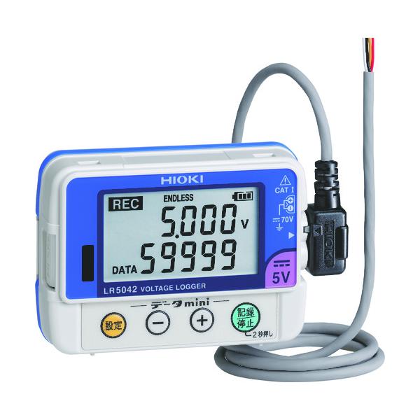 測定・計測用品 工業用計測機器 検相器 ●センサ出力や機器のアナログ出力を記録できるコンパクトロガーです。●設置スペースを気にしない小型軽量ポケットサイズです。●一目で分かりやすい２項目表示です。●大容量の内部メモリ(1chあたり60000...