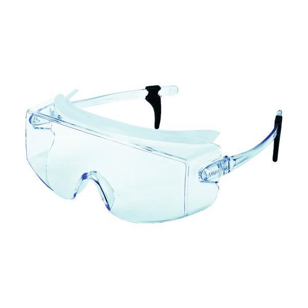 保護具 保護メガネ・防災面 一眼型保護メガネ ●防じん性とフィット性に優れたニュークッションバー付です。●フレーム枠の角度を調整できます。●メガネ併用可能です。●レンズ色：クリア●テンプル色：クリア●フレーム色：クリア●幅(mm)：163●...