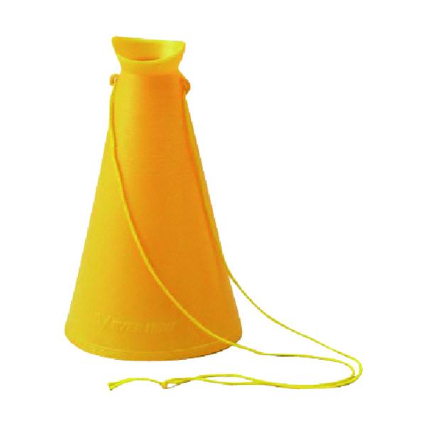 安全用品 安全用品 拡声器 ●手軽に使えるメガホンです。●口径(mm)：φ130●全長(mm)：240●高さ(mm)：240●直径×高さ(mm)：130φ●寸法(mm)：130Ф×240H●ヒモ付●ポリエチレン