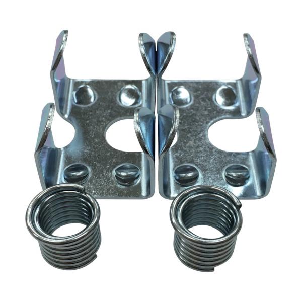 梱包用品 シート・ロープ ロープ ●ロープの先端に、簡単にアイ加工（輪）が作れます。●ロープの先端に輪が必要なシーンに。●適用ロープ径(mm)：12●スチール（メッキ仕上）●マンボカン×2個、ロープキャッチャー×2個