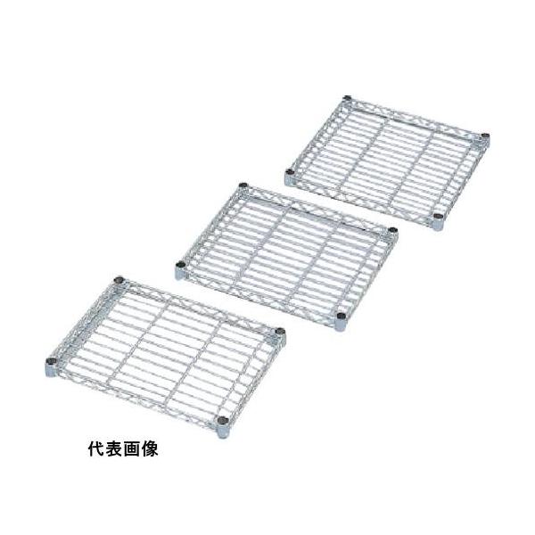 物流・保管用品 物品棚 メッシュ棚 ●メタルミニ専用の棚板です。●棚を増やしたり、お好きなサイズでオリジナルのラックを作るのに最適です。●棚板固定部品４組付です。●間口(mm)：400●奥行(mm)：400●高さ(mm)：33●均等積載量(...