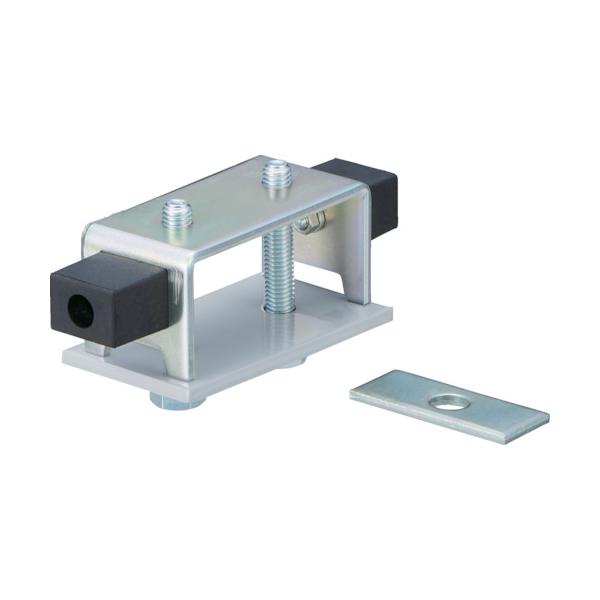 金物・建築資材 建築金物 ドアハンガー ●鉄扉と車の連結に適しています。●車の脱落止めや扉の位置決めに使います。●大きな衝撃力が予想される場合には、扉を堅枠に当てて止めてください。※カーブレールには使用できません。●複車・単車と鉄扉の連結用...