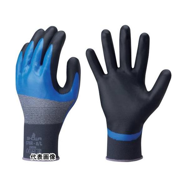 保護具 作業手袋 すべり止め背抜き手袋 ●水や油が付着した状態でも、発泡ニトリルゴム層がグリップ力を発揮します。●耐油性と通気性を両立した、ナックルコートタイプの手袋です。●ニトリルゴムをコーティングしているため、油に強く、摩耗強度にも優れ...