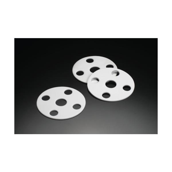 工事・照明用品 管工機材 ガスケット ●フランジ径・ボルト穴径はJIS規格サイズ(ボルト穴付)に準じていますので、既設のフランジ部へ取り付け可能です。●ソフトで柔軟性に富み、低い締付力でシールできます。●流体の配管でパイプや弁などのパッキン...