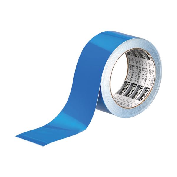 梱包用品 テープ用品 ラインテープ ●鮮やかな蛍光色のラインテープです。●照明によって蛍光を発し鮮明に見えるため、強い注意喚起が必要な場所に最適です。●粘着力が強力ではがれにくくなっています。●看板などの文字などにも使用可能です。●工場、駐...