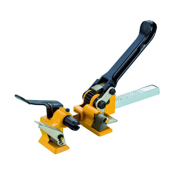 梱包用品 梱包結束用品 荷造機・封緘機 ●PPバンド使用が可能です。●前頭部にカッターが付いており、作業後のバンドの余りを切断できて便利です。●適合バンド幅(mm)：9〜19●適合バンド：PPバンド●バンド厚さ(mm)：0.7●全長(mm)...