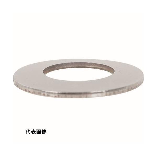 メカトロ部品 機械部品 ばね ●振動緩和、緩み止めなどに使用します。●平ワッシャーを弓状に曲げ、撓ませることで荷重を発生させています。●狭小スペースで高荷重を必要とする場合に有効です。●要求荷重や使用箇所により、並列、直列に重ねて使用するこ...