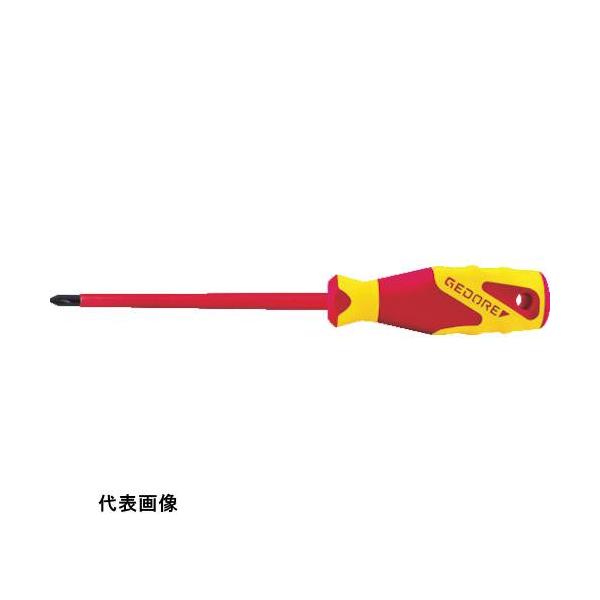 手作業工具 絶縁用品 絶縁ドライバー ●人間工学に基づいたハンドル部の設計により、手の疲労を軽減し高い作業性を実現します。●ハンドルの底部に先端の形状を表示しています。●刃先：［［＋］］3●軸長(mm)：150●全長(mm)：270●100...