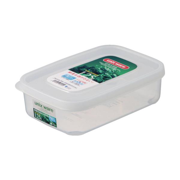 研究用品 厨房用品 容器 ●ソフト素材でしっかり密閉できます。●銀イオン抗菌です。●容量(L)：1.25●外形寸法(mm)幅：142●外形寸法(mm)奥行：203●外形寸法(mm)高さ：61●色：ナチュラル●耐熱温度(本体)：140℃、(フ...