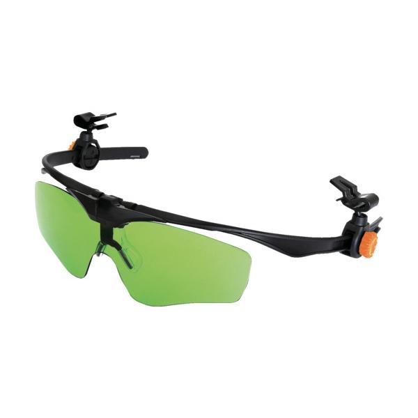 工事・照明用品 溶接用品 遮光メガネ ●ヘルメットに装着可能であり、不使用時はレンズ部分を持ち上げておくことができます。●有害な赤外線も遮光します。●ガス溶接作業用。●レンズ色：グリーン●テンプル色：ブラック●幅(mm)：208●高さ(mm...