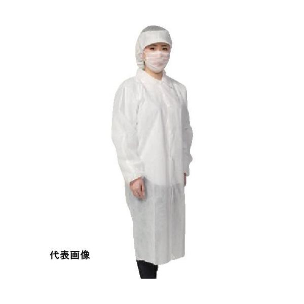 保護具 保護服・防護服 使い捨て保護服 ●ポリプロピレン素材のため撥水性に優れ、汚れを防ぎます。●汚れ作業着に。●工場の見学者用に。●色：白●サイズ：LL●適合胸囲(cm)：131〜134●適合身長(cm)：175〜185●数回の洗濯が可能...