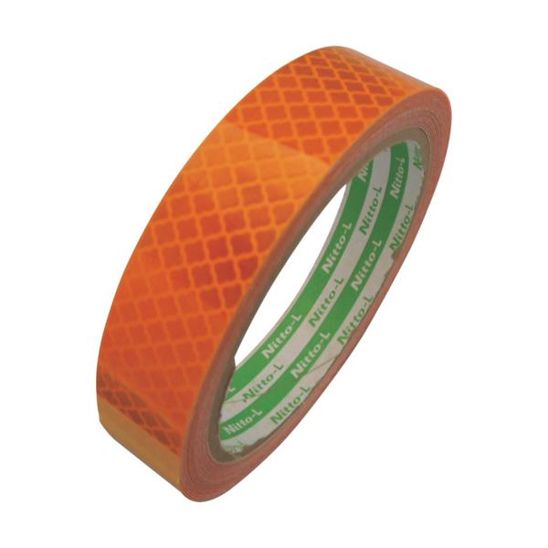 梱包用品 テープ用品 反射テープ ●プリズムレンズ型反射テープです。●夜間の視認性は、従来のガラスビーズ型と比較すると約7倍の明るさを保持します。●屋外耐候性10年の長期グレードです。●主要道路の規制標識や警戒標識に。●視界誘導標識に。●色...