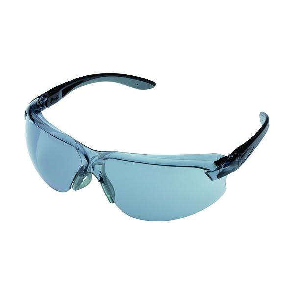 保護具 保護メガネ・防災面 二眼型保護メガネ ●眼に有害な紫外線をカットし、眩しい光を軽減します。●レンズが横に長く、顔との密着度が高いです。●眩しさや、紫外線の気になる場所での作業。●レンズ色：スモーク●テンプル色：ブラック●幅(mm)：...