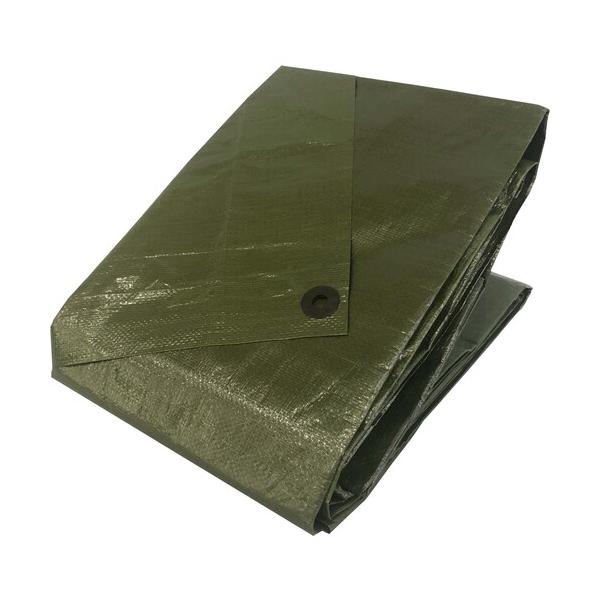 梱包用品 シート・ロープ カラーシート ●紫外線耐候剤配合で防水性が高いです。●超厚手#4000タイプです。●緑地地帯工事の養生や資材カバー●色：ODグリーン●幅(m)：1.8●長さ(m)：1.8●厚さ(mm)：0.31●番手(#)：400...