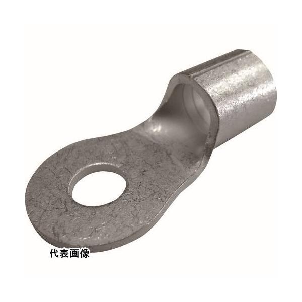 電子機器 電設配線部品 接続端子 ●接触面（舌部）が丸く、ねじ固定用の取り付け穴がある裸圧着端子です。●軟銅のより線または、単線の電線の接続に。●電線抱合範囲 単線(mm)：1.82〜2.89●電線抱合範囲 より線(［［ＭＭ２］］)：2.6...