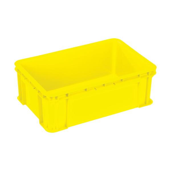 物流・保管用品 コンテナ・パレット ボックス型コンテナ ●STコンテナは規格パレットに効率よく積載できるシリーズです。●工業製品・部品の保管・輸送に最適。●容量(L)：34●色：イエロー●外形寸法(mm)間口：592●外形寸法(mm)奥行：...