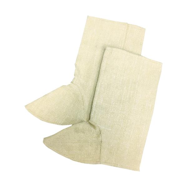 保護具 保護服・防護服 耐熱保護服 ●アラミド繊維と生体溶解性セラミック繊維・ガラス繊維との複合素材を使用した耐高熱・耐炎・耐スパッタ用保護具です。●短時間ならば800℃の高温にも耐えます。また熱伝導率が低いので、断熱効果にも優れています。...