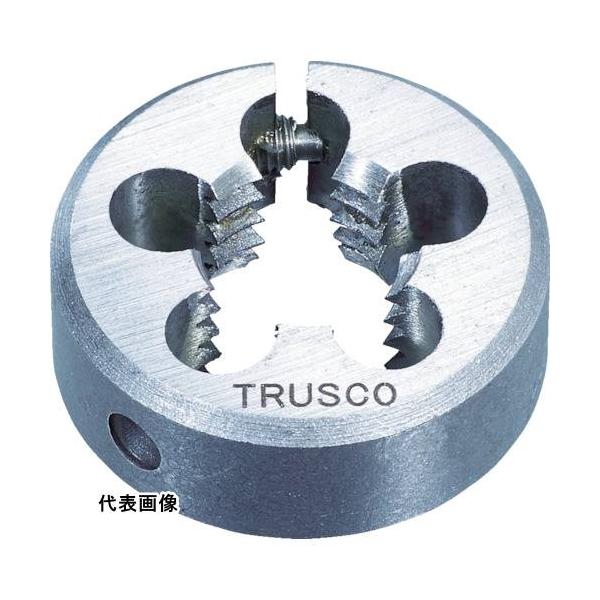 切削工具 ねじ切り工具 ダイス ●調整ねじ付なので、寸法の調整ができます。●ねじ山を修正する時にも使用できます。●被削材:鉄、軽金属。●おねじ加工用。●呼び寸法：11/2●山数：11●外径(mm)：75●厚さ(mm)：25●加工ねじ：管用テ...