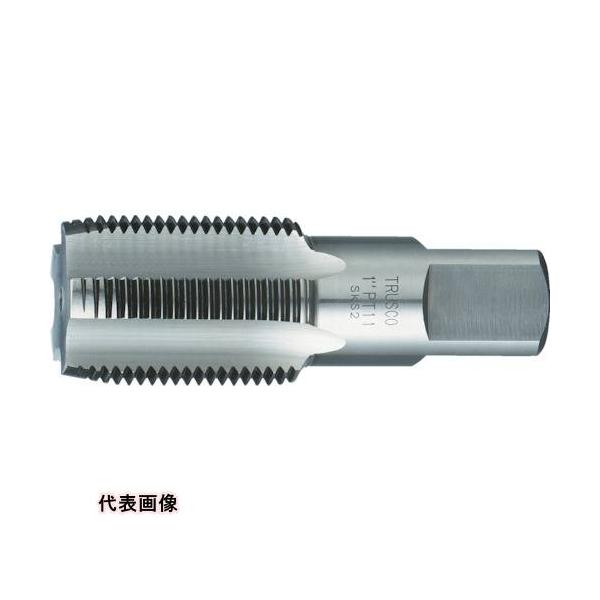 切削工具 ねじ切り工具 管用タップ ●管用テーパーねじ用のタップです。●被削材:鋳鉄、軽金属。●並目のねじ山の修正、作製。●精度：JIS3級●呼び寸法：11/2●山数：11●ねじ長さ(mm)：45●全長(mm)：110●シャンク径(mm)：...