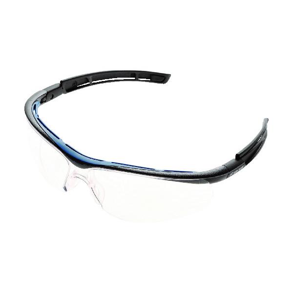 保護具 保護メガネ・防災面 一眼型保護メガネ ●頭の形状に沿って変形するテンプルが、頭にかかる圧力を一定にし快適な装着感です。●テンプルの角度を4段階に調整可能です。●曇り止め効果の高い超親水性のコーティングです。●キズに強いハードコートレ...