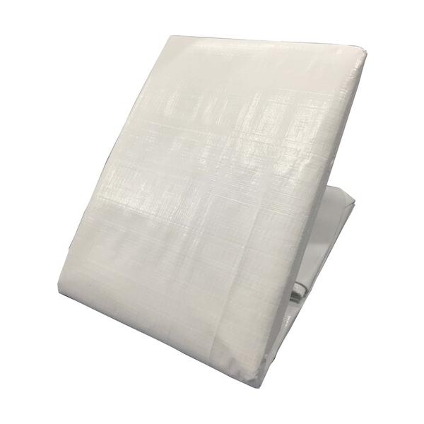 梱包用品 シート・ロープ カラーシート ●清潔感のあるホワイトで景観を損なわない厚手の作業用シートです。●機械カバー、養生用シートなどに。●色：ホワイト●幅(m)：2.5●長さ(m)：3.4●厚さ(mm)：0.22●番手(#)：3000●ハ...