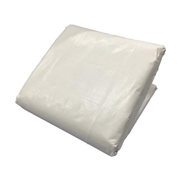 梱包用品 シート・ロープ カラーシート ●清潔感のあるホワイトで景観を損なわない厚手の作業用シートです。●機械カバー、養生用シートなどに。●色：ホワイト●幅(m)：5.2●長さ(m)：5.2●厚さ(mm)：0.22●番手(#)：3000●ハ...