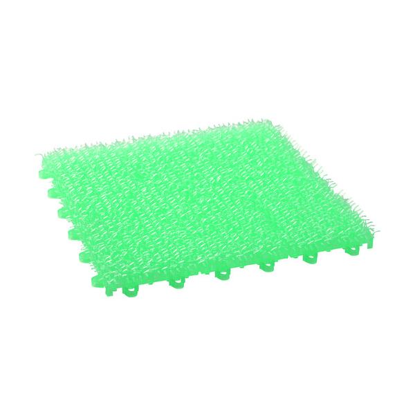 清掃・衛生用品 床材用品 人工芝 ●毛足の長いスケルトンタイプの人工芝で、素足で踏んでもやわらかくて心地よいです。●屋上、ベランダ、プールサイド●色：グリーン●厚さ(mm)：25●長さ(mm)：300●幅(mm)：300●厚さ：約25mm●...