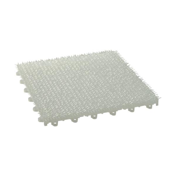 清掃・衛生用品 床材用品 人工芝 ●毛足の長いスケルトンタイプの人工芝で、素足で踏んでもやわらかくて心地よいです。●屋上、ベランダ、プールサイド●色：クリア●厚さ(mm)：25●長さ(mm)：300●幅(mm)：300●厚さ：約25mm●ポ...