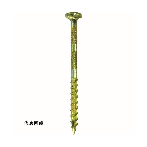 金物・建築資材 ねじ・ボルト・ナット 木工用ねじ ●堅木用ビスです。●ローレット加工が堅い木材も強硬突破します。●寸法(mm)d：4.2●全長(mm)：50●ねじ部長さ(mm)：25●適合ドライバー：プラスNo.2●ローレット：2段●頭部径...