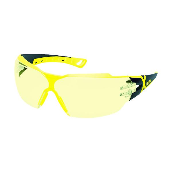保護具 保護メガネ・防災面 一眼型保護メガネ ●テンプル、ノーズパッドなど顔に触れる部分にソフト素材を使用して優れたフィット感を実現しています。●レンズ色：アンバー●テンプル色：ブラック/イエロー●フレーム色：ブラック/イエロー●レンズ厚(...