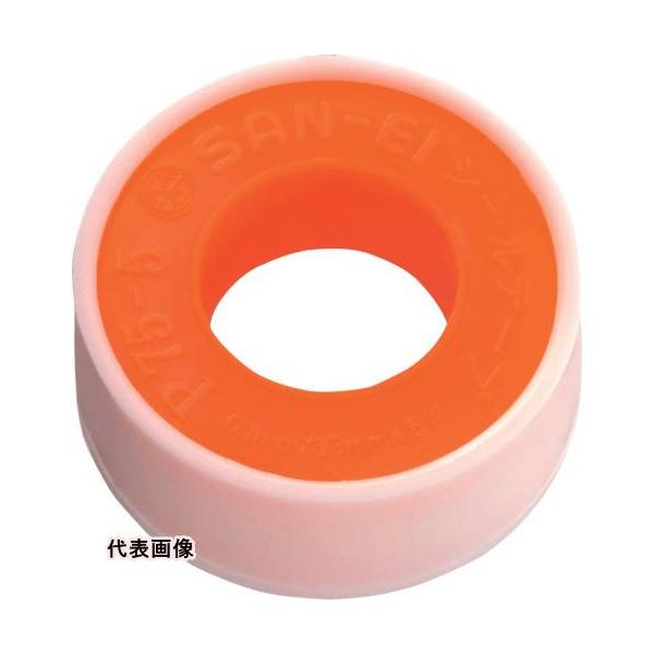 工事・照明用品 管工機材 水栓補修部品 ●水栓やパイプの根元のねじに向かって右に巻いて使用します●テープ１ｍで水栓（呼び13）を3個程度取付可能です。●水栓の取付および水漏れ補修用。●色：白●幅(mm)：13●長さ(m)：10●奥行(mm)...