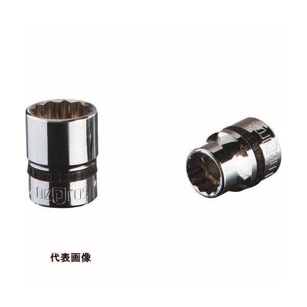 手作業工具 ソケットレンチ ソケット ●接触面をより大きくすることで薄肉部への応力の集中を低減するNパワーフィット形状を採用、ボルト・ナットにやさしく、なめりを防ぎます。●ボルト・ナットの脱着。●差込角(mm)：9.5●対辺寸法(インチ)：...