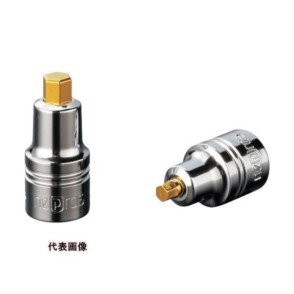 手作業工具 ソケットレンチ ヘキサゴンソケット ●スタッビタイプのビットは全長が短いため、ねじれにくく、かけた力がロスなく伝わります。●チタンコーティングにより耐摩耗性が向上しています。●先端部の面取りで六角穴付きボルトへスムーズに挿入でき...