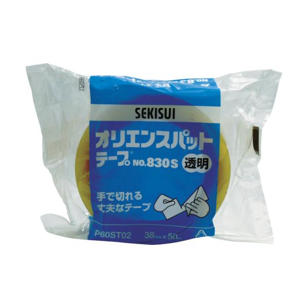 梱包用品 テープ用品 梱包用テープ ●手で切断できる、強度に優れたＯＰＰテープです。●ゴム系接着剤を使用していますのでシール性が高く低温環境下にも対応しています。●一般包装用。●色：クリア●幅(mm)：38●長さ(m)：50●厚さ(mm)：...