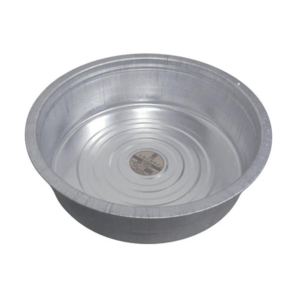 物流・保管用品 コンテナ・パレット タライ ●トタン製なので強くて丈夫です。●容量(L)：45.1●外形寸法(mm)高さ：185●外形寸法(mm)外径：643●亜鉛メッキ鉄板