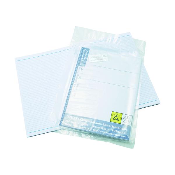 研究用品 クリーンルーム関連用品 事務備品 ●100％離解可能な樹脂含浸タイプの無塵紙です。●低ナトリウムインクで横罫線を印刷していますのですぐにクリーンルームで使用できます。●耐薬品性のある帯電防止ポリプロピレン製のカバー付です。●1冊ず...