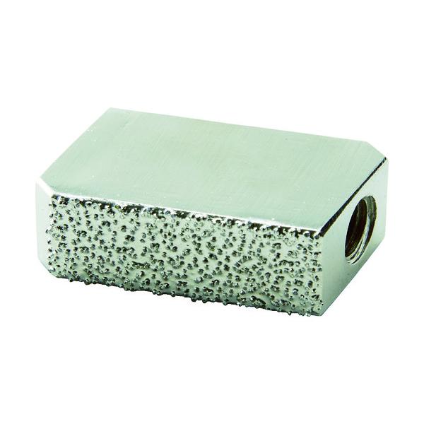 電動・油圧・空圧工具 研削研磨用品 ドレッサー ●溶着ダイヤモンドハンドドレッサーTDHD-275専用の交換用ダイヤチップ（台金）です。●TDHD-275用ダイヤチップ（台金）。●チップ部(mm)縦×横×厚さ：19.3×34.6×12.4●...