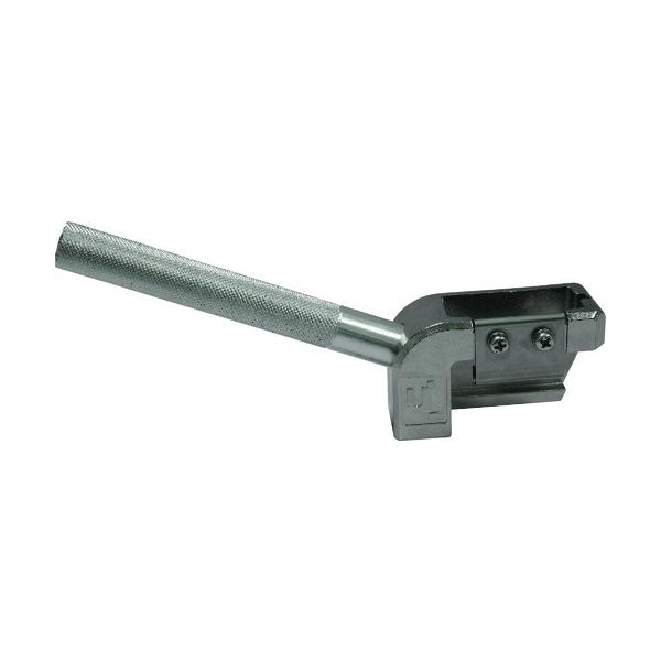 手作業工具 ハンマー・刻印・ポンチ 刻印 ●手打ホルダ（大）専用の打刻支援ツールです。●ホルダのみの打刻ではハンマーで誤って手を打ってしまうなどの危険が伴いますが、セーフティグリップを使用することで安心、安全に打刻作業が行えます。●セットす...