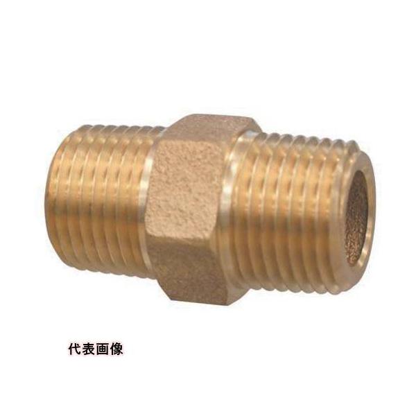 工事・照明用品 管工機材 給水設備用継手 ●砲金　配管パーツです。●配管パーツ●呼び径(mm)：20●ねじサイズ：R3/4●L(mm)：47●D1：R3/4●D2：R3/4●青銅（CAC406）