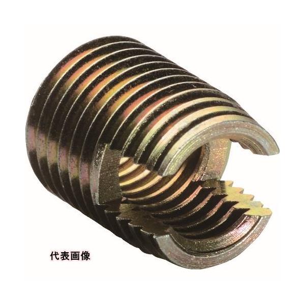 切削工具 ねじ切り工具 インサートねじ ●エンザート［［Ｒ下］］は直タップではめねじ破壊が起こり易い樹脂やアルミなどに使用できる作業性の良いインサートナットです。●割溝又は三つ穴形状の切刃を持ち、自身の刃で相手材を切るので前タップが必要あり...