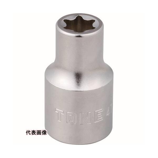 手作業工具 ソケットレンチ ヘックスローブソケット ●E型トルクス［［Ｒ下］］ソケットです。●自動車整備に最適です。●呼びNo.：E10●先端寸法(mm)：12.2●差込角(mm)：12.7●全長(mm)：40●構造用鋼