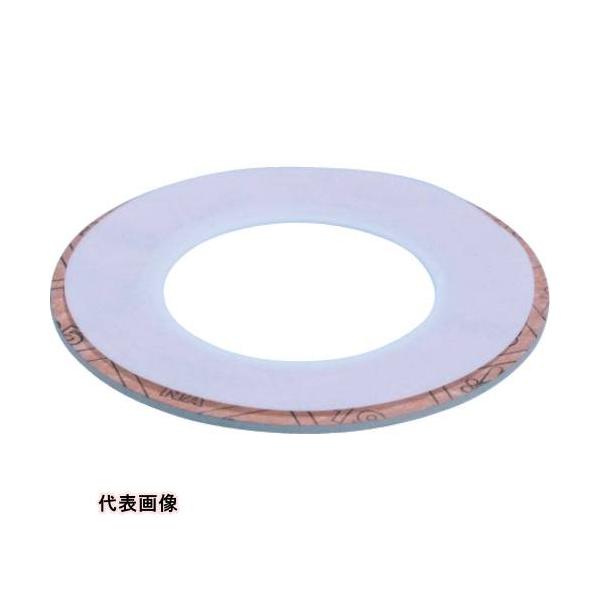 工事・照明用品 管工機材 ガスケット ●圧縮復元性の高いジョイントシートを中芯材に、馴染み性の高いPTFEを被覆したPTFE包み形ガスケットです。●クッション性がありシール性・耐薬品性・純粋性が優れています。●電機絶縁性に優れています。●ス...